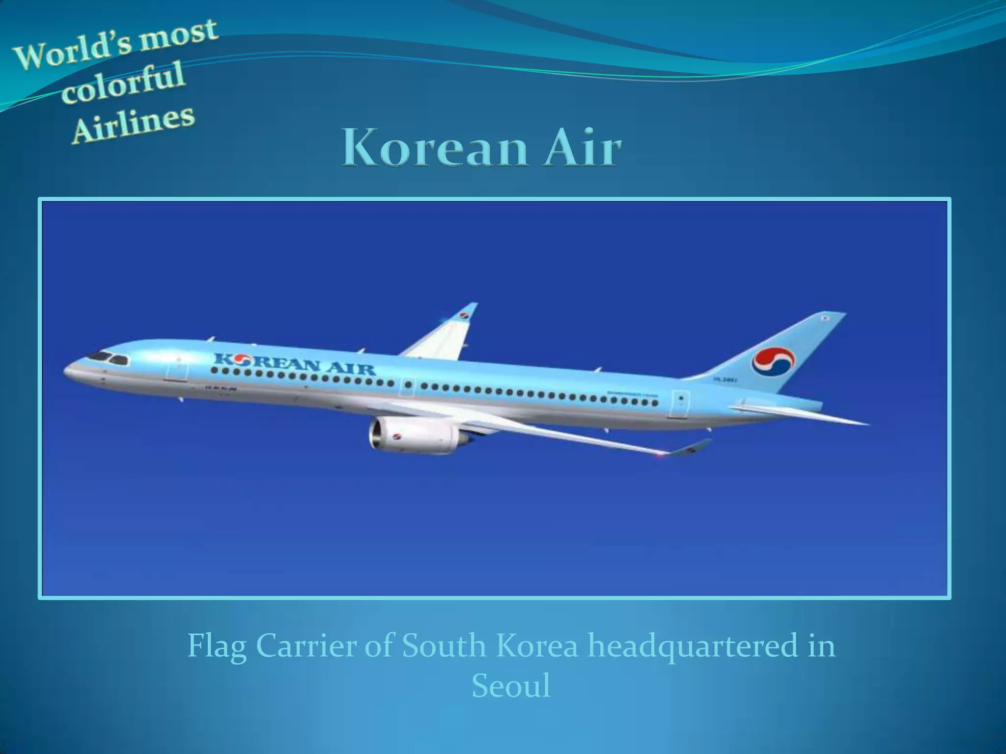 World's most colorful airlines | PPTX