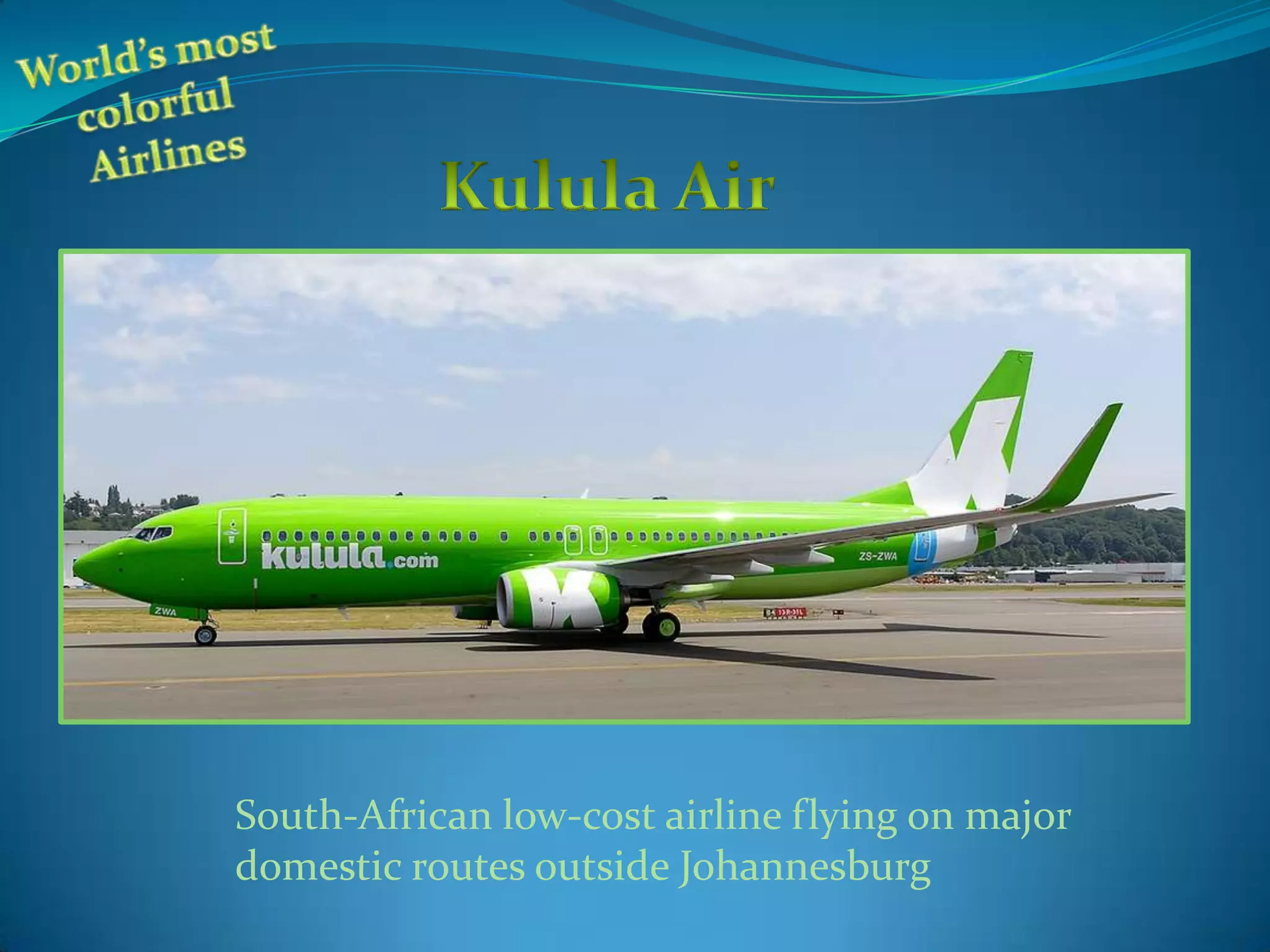 World's most colorful airlines | PPTX