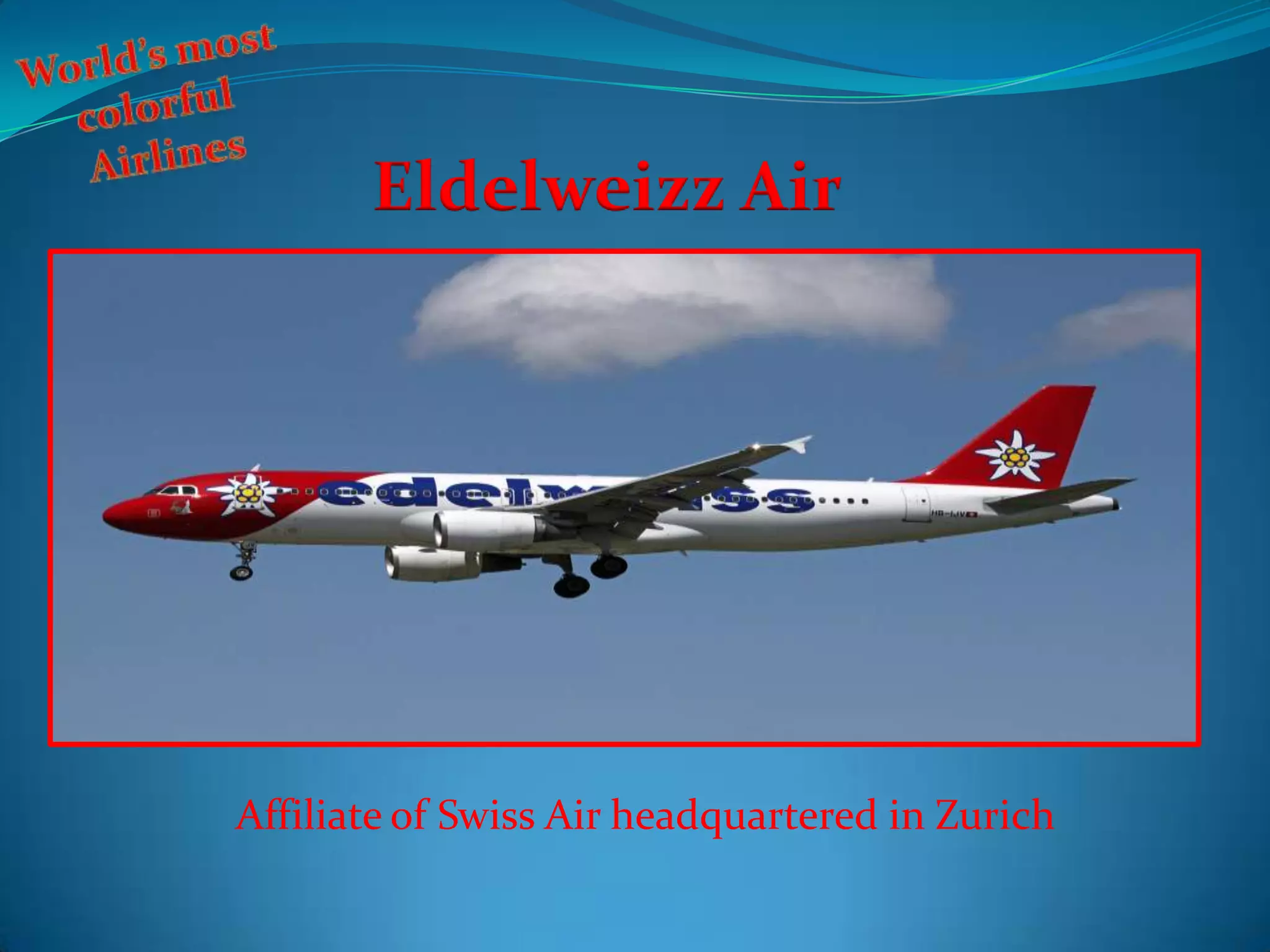 World's most colorful airlines | PPTX