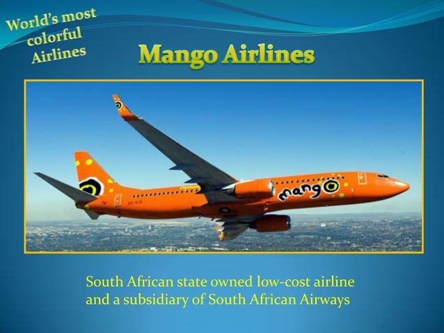 World's most colorful airlines | PPTX