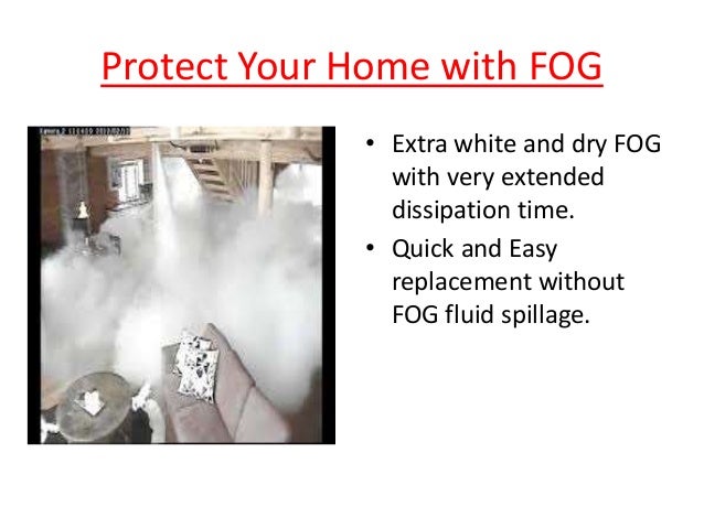 Anti theft fog security system