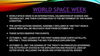 World Space Week | PPTX