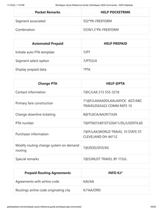 Worldspan-Quick-Reference-Guide.pdf Travel GDS commands notes for Sabre ...
