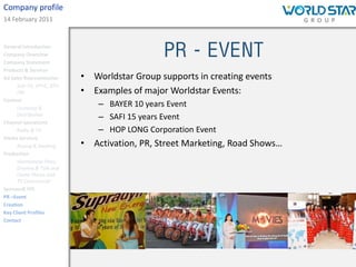 World star agency | PPT