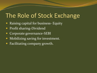 World`S Top Stock Exchange | PPTX