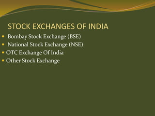 World`S Top Stock Exchange | PPTX