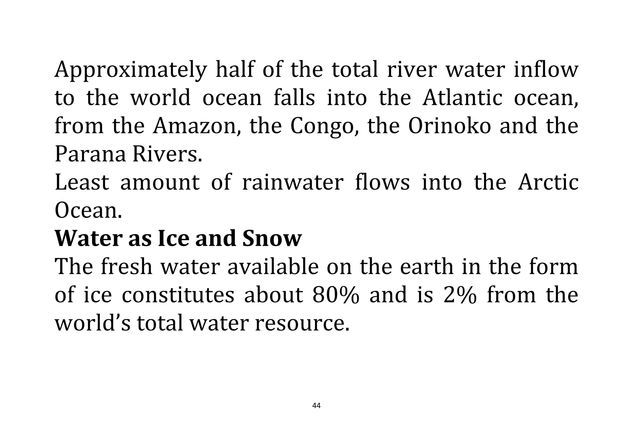 The World's water -Hydrosphere | PPT