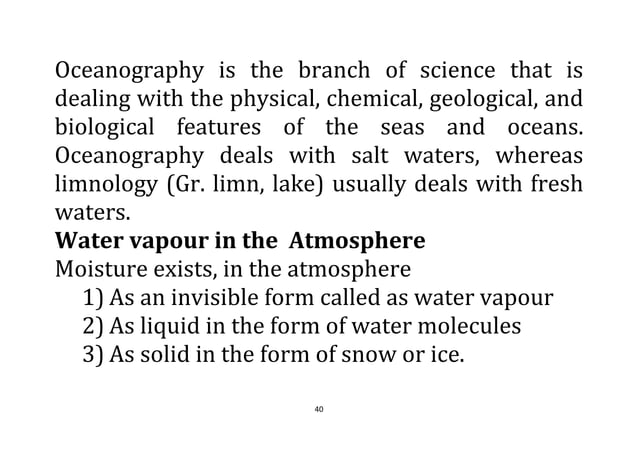The World's water -Hydrosphere | PPT