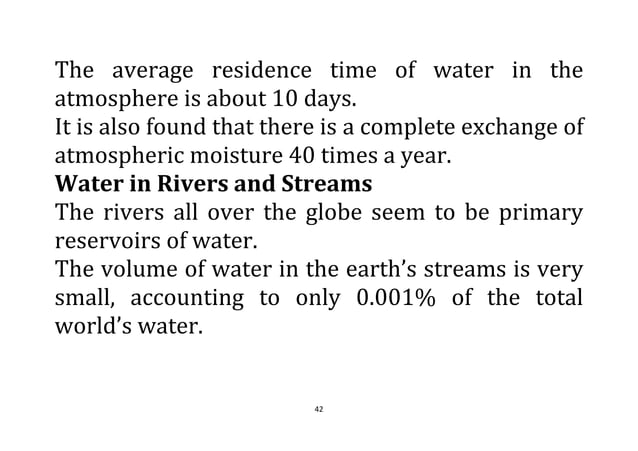 The World's water -Hydrosphere | PPT