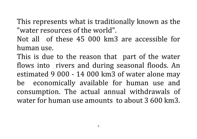 The World's water -Hydrosphere | PPT