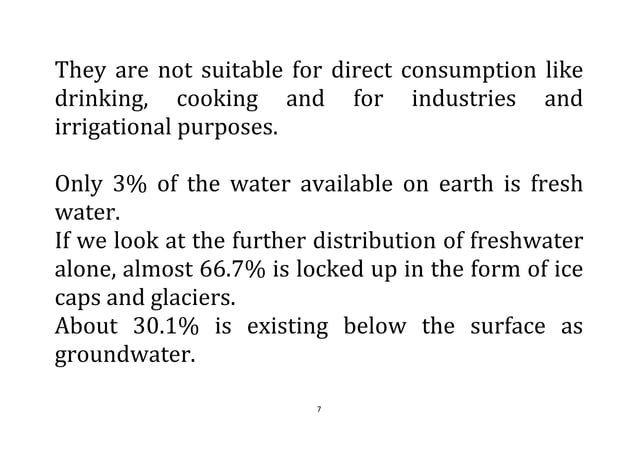 The World's water -Hydrosphere | PPT