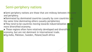 World system analysis | PPTX