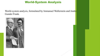 World system analysis | PPTX