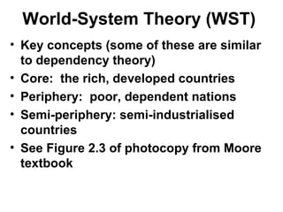 World system theory; Wallerstein | PPT