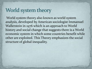 World system theory | PPTX