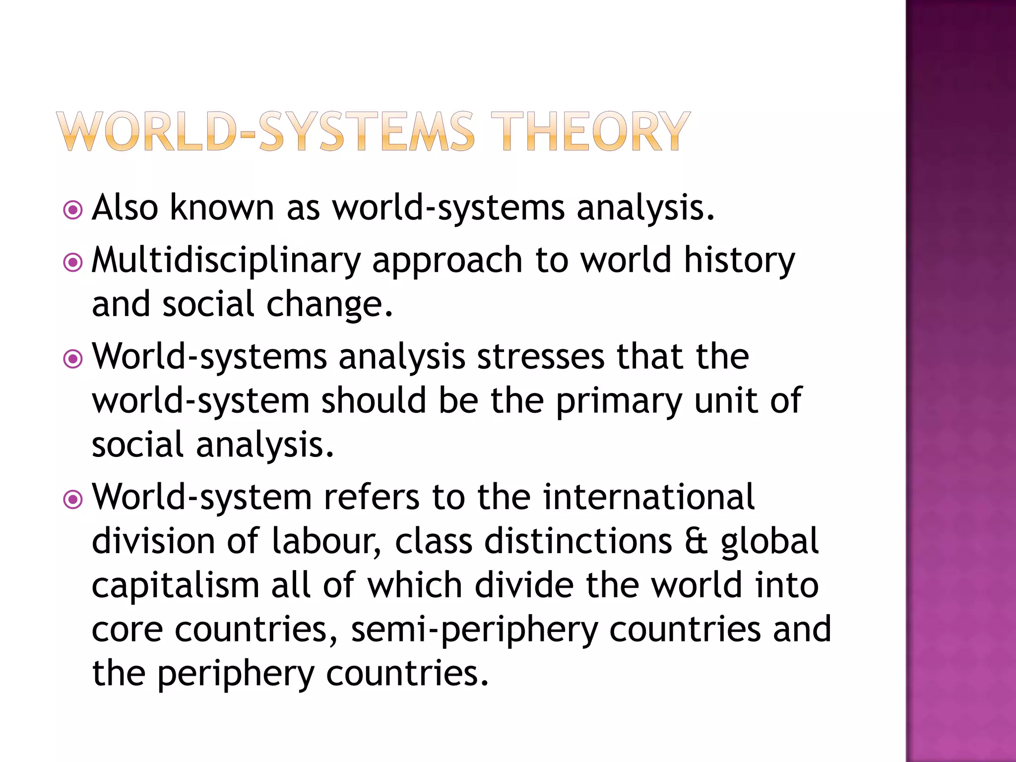 World System Theory & Burma | PPTX | Economy | Business and Finance