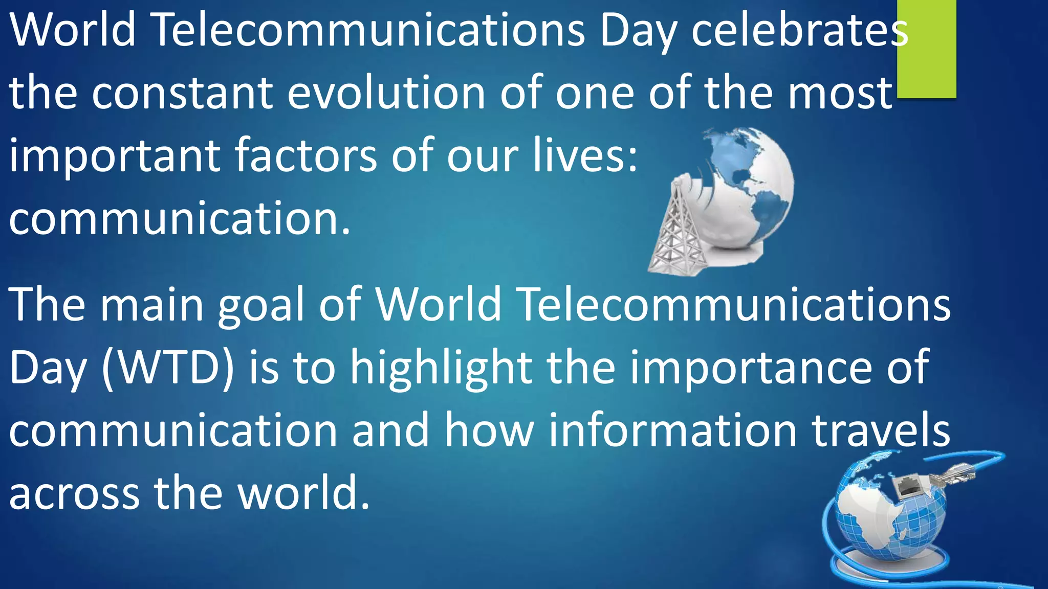 World Telecommunication Day | PPTX