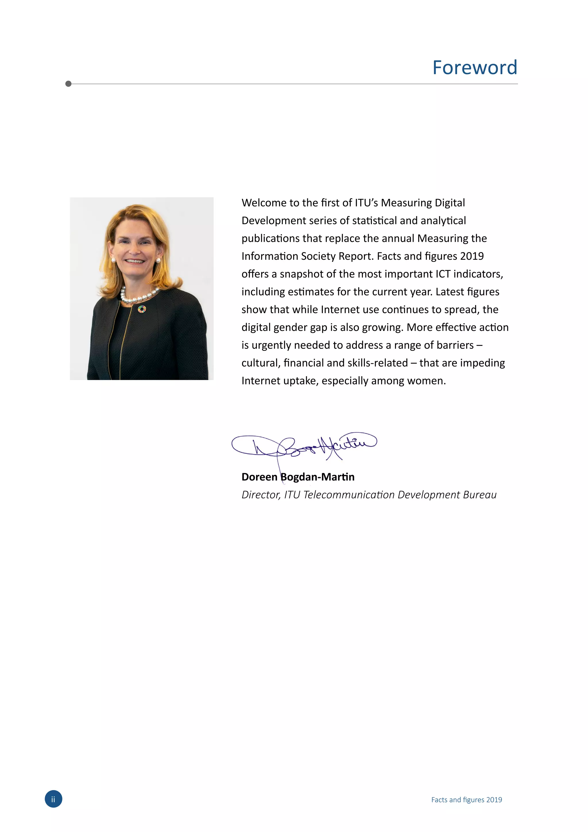 World telecommunication ict indicators database facts figures 2019 | PDF