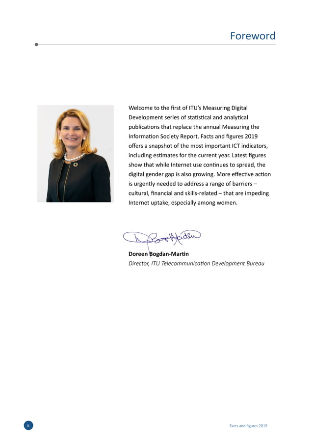 World telecommunication ict indicators database facts figures 2019 | PDF