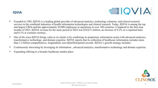 World Top-10 CROs and Why? | PPTX