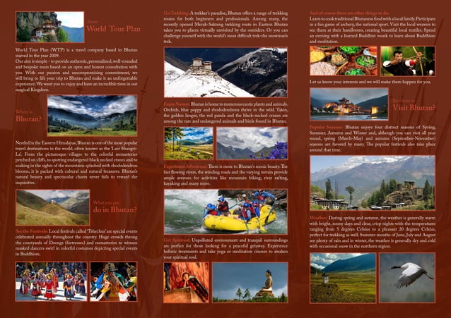 World tour plan brochure | PDF | Asia Travel | Travel Locations