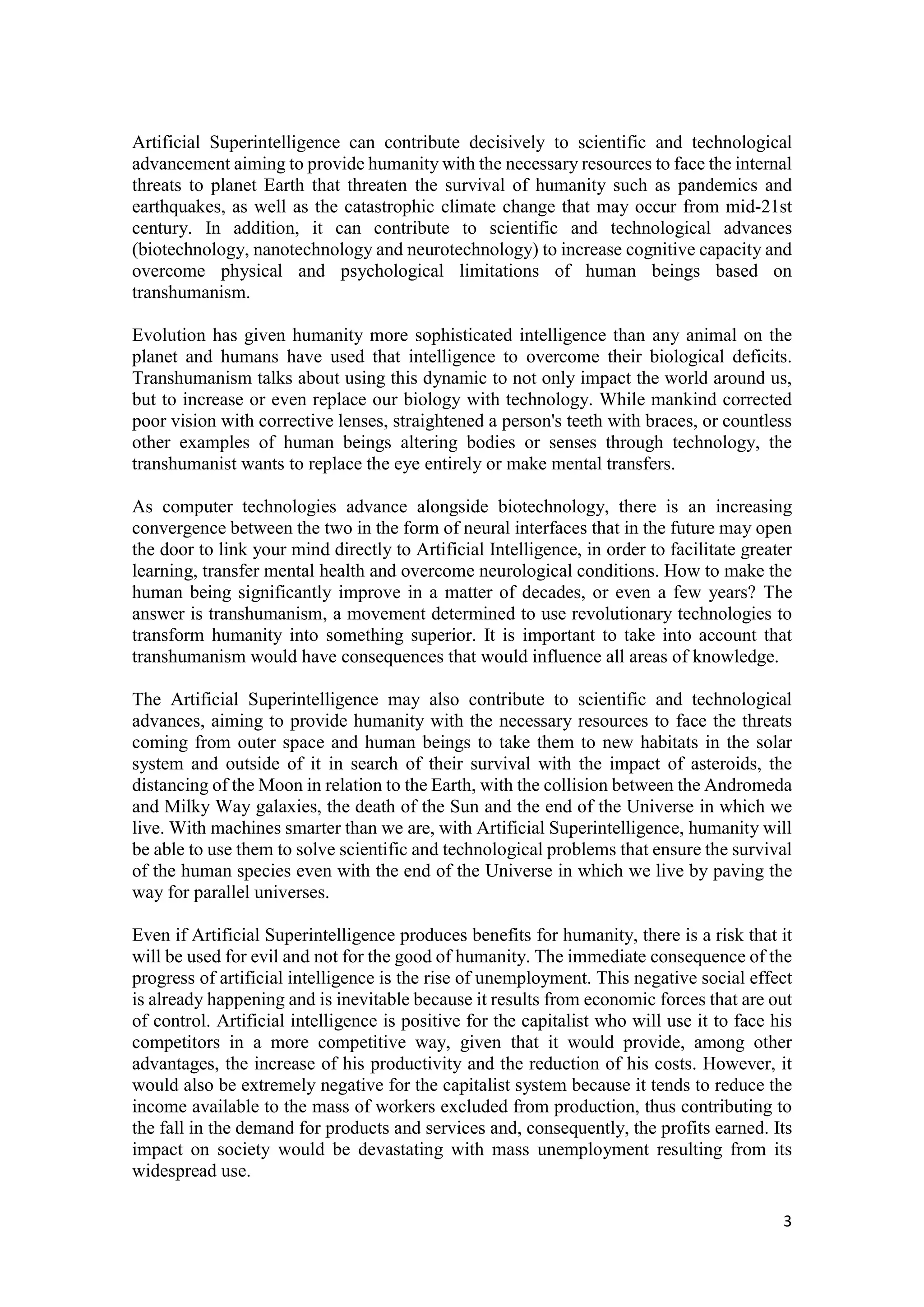 World towards technological singularity | PDF