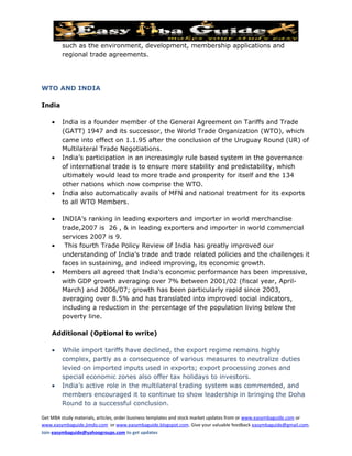 World Trade Organisation | PDF