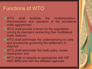 World Trade Organisation | PPT
