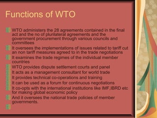 World Trade Organisation | PPT