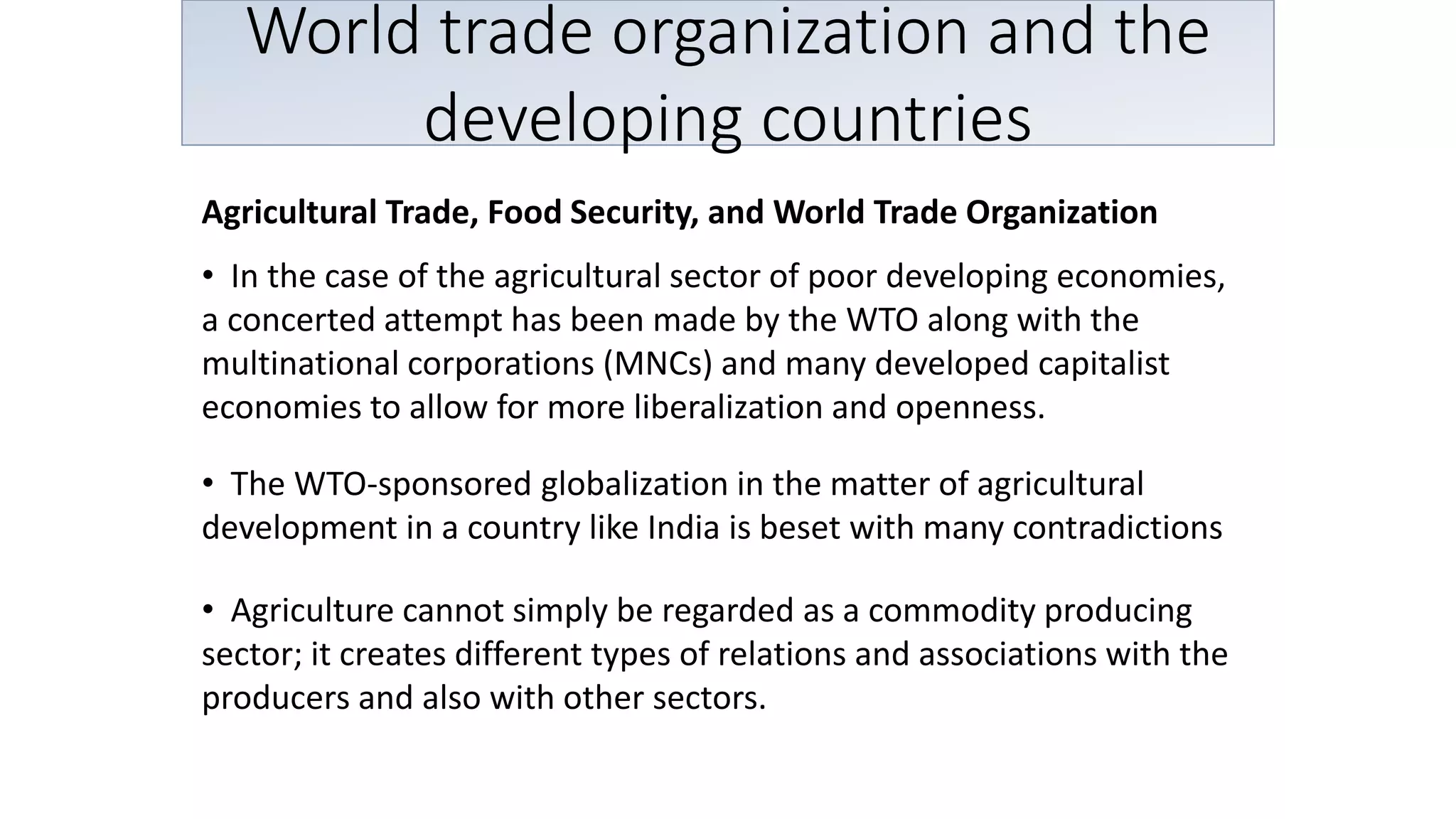 World trade organisation | PPTX