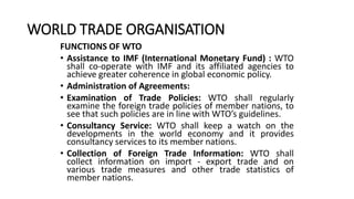 World trade organisation | PPT