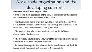 World trade organisation | PPT