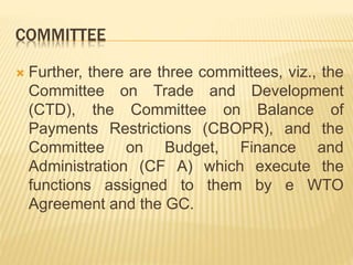 World trade organisation | PPT