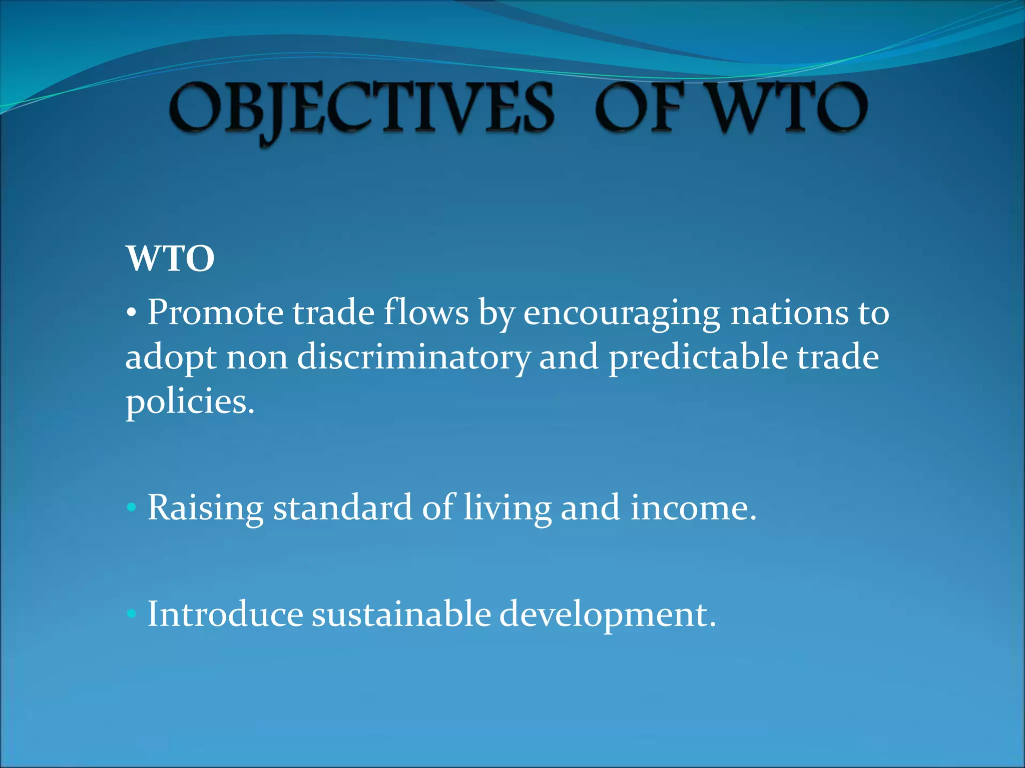World trade organisation1 | POT