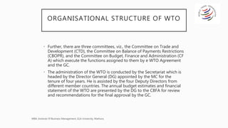 World trade organisation (WTO) | PPTX