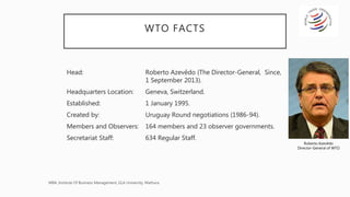 World trade organisation (WTO) | PPTX