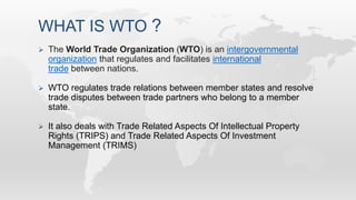 WORLD TRADE ORGANISATION(WTO).pptx
