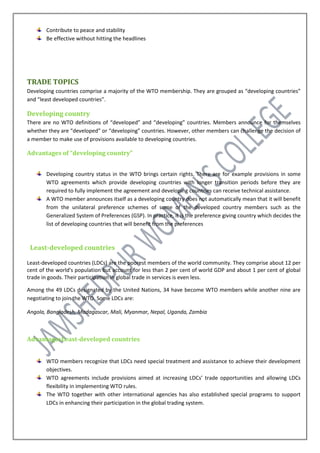 World trade organization | PDF