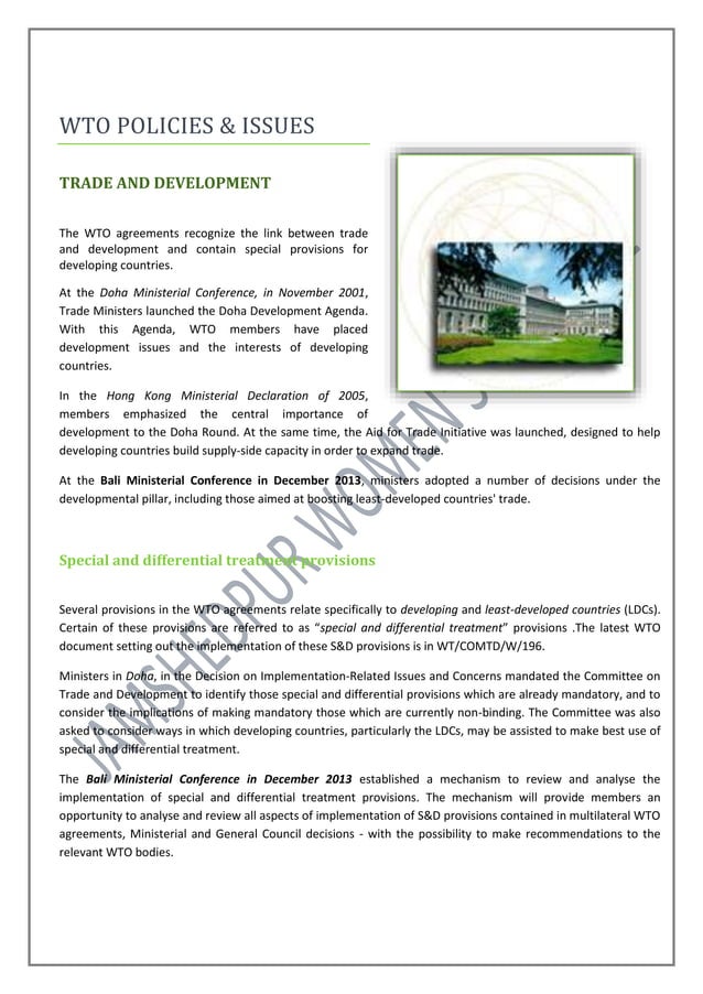 World trade organization | PDF