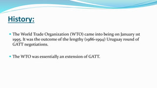World trade organization | PPT