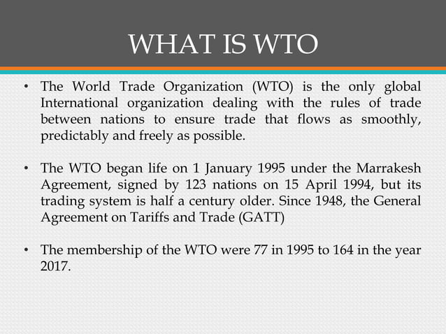 World trade organization | PPTX | Business | Business and Finance