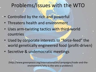 World trade organization protests in seattle power point | PPTX