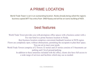 World trade towers commercial office space | PPTX