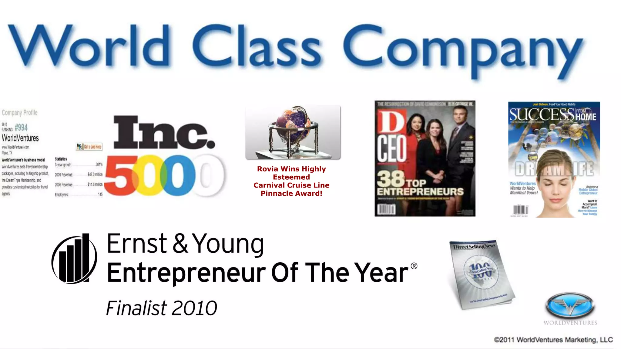 World ventures presentation 2012 | PPT