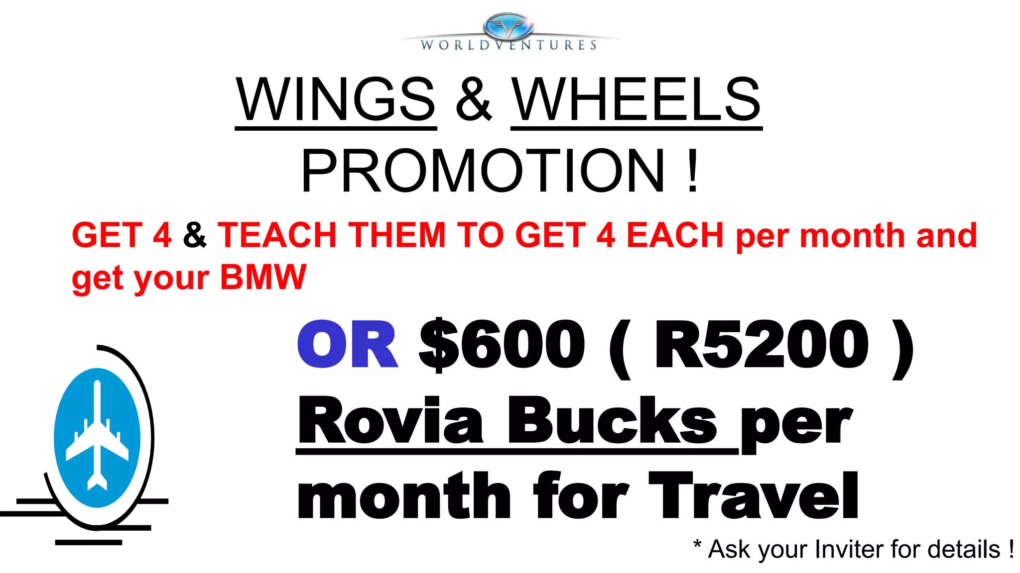 World ventures presentation 2012