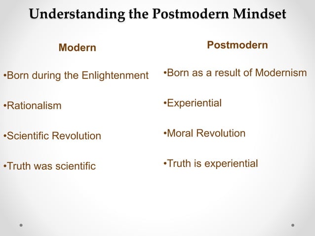 Worldview for science | PPT