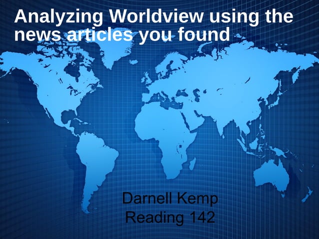 Worldview lab analysis | PPT