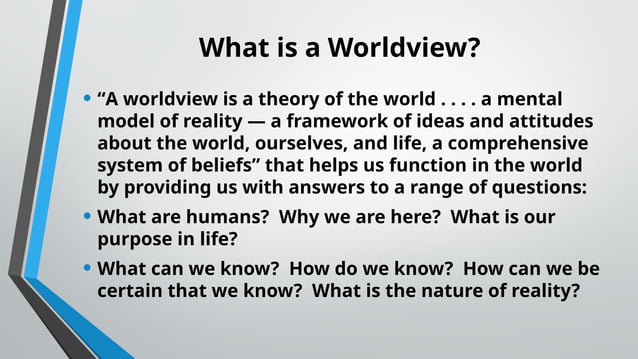 Worldviews-PPT.pptx identities and worldview | PPTX