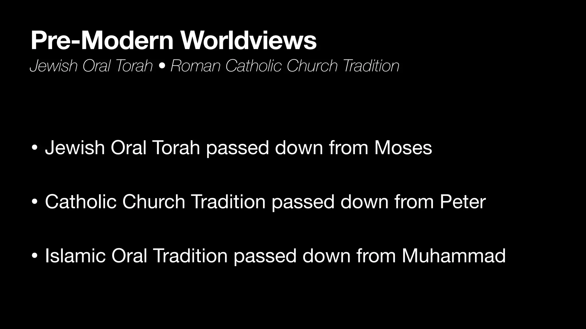 Worldviews premodern, modern, postmodern, social critical | PPT