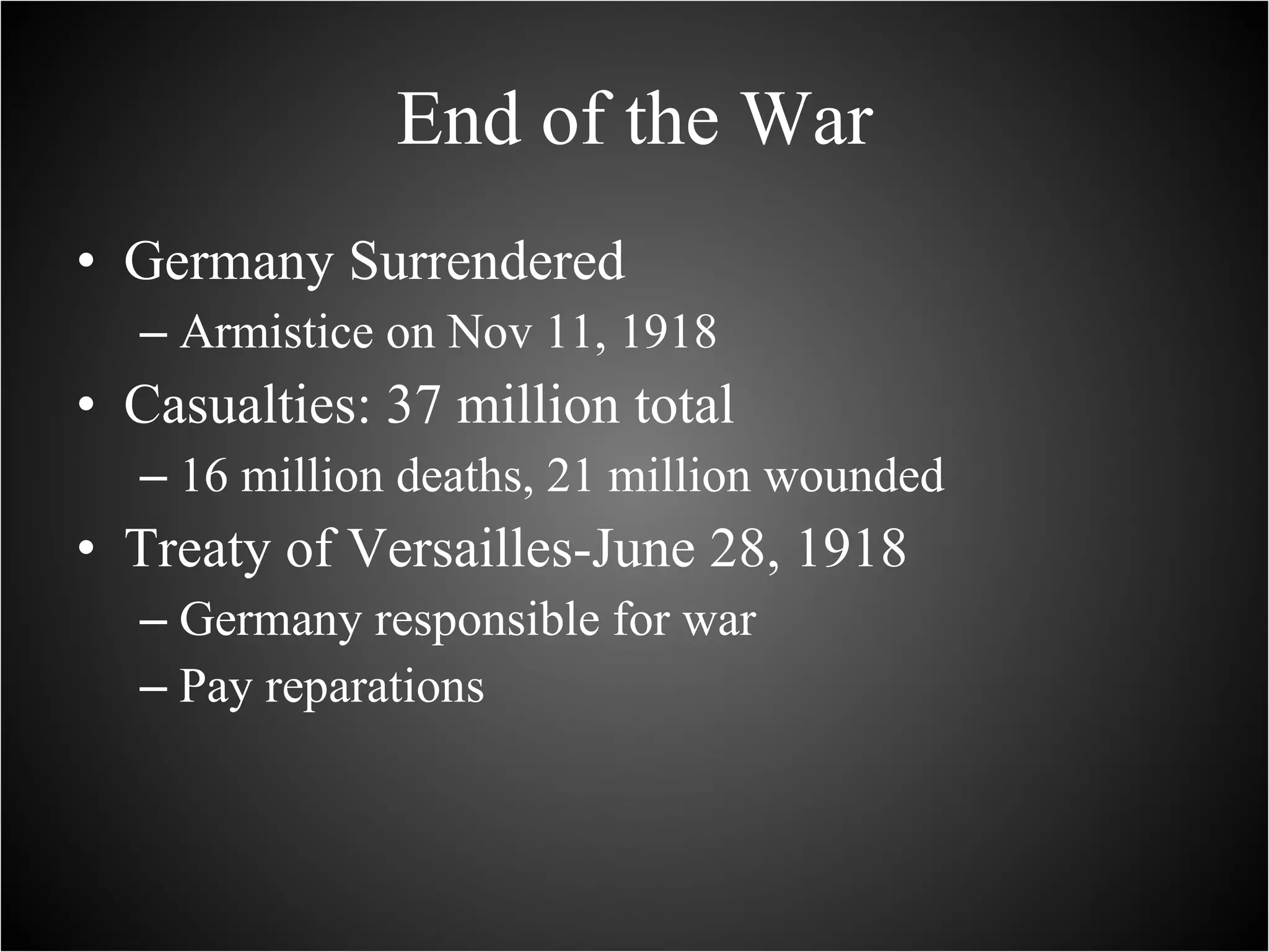World War 1 | PPT | Death, Injury, or Military Conflict | Sensitive Topics